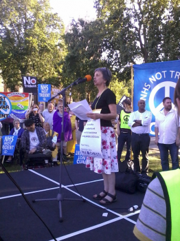 Text: Pat Gaffney speaks outside Parliament ahead of Trident vote | ICN