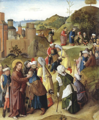 Gospel in Art: As Jesus drew near to Jericho, a blind man sat begging | ICN