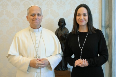 Pope meets Venezuelan politician Maria Machado | ICN